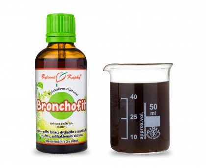 Bronchofit Kvapky - Tinktúra 50 ml (Zmes Bylín - Dýchací Systém ...